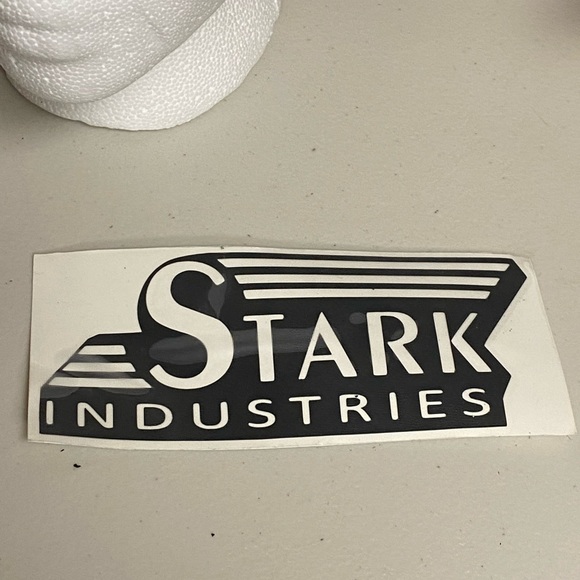 Art | Marvel Decal Stark Industries Logo Sticker | Poshmark